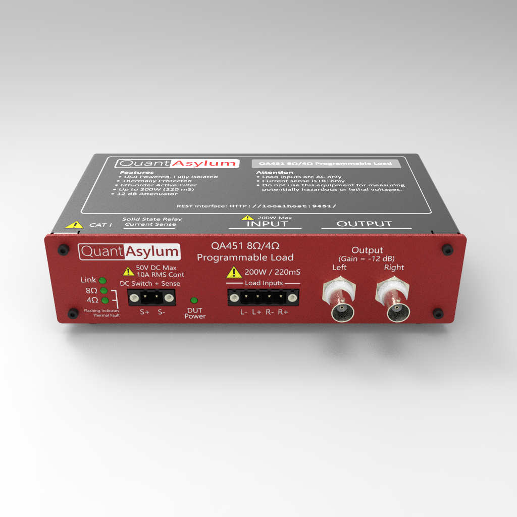 QA451 Programmable 8/4 Ohm Load – QuantAsylum